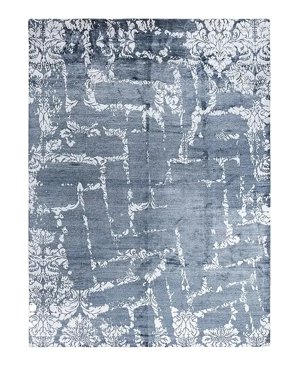 Bloomingdale'S Indo Modern M7618 Area Rug, 9'2 X 12'4 - White