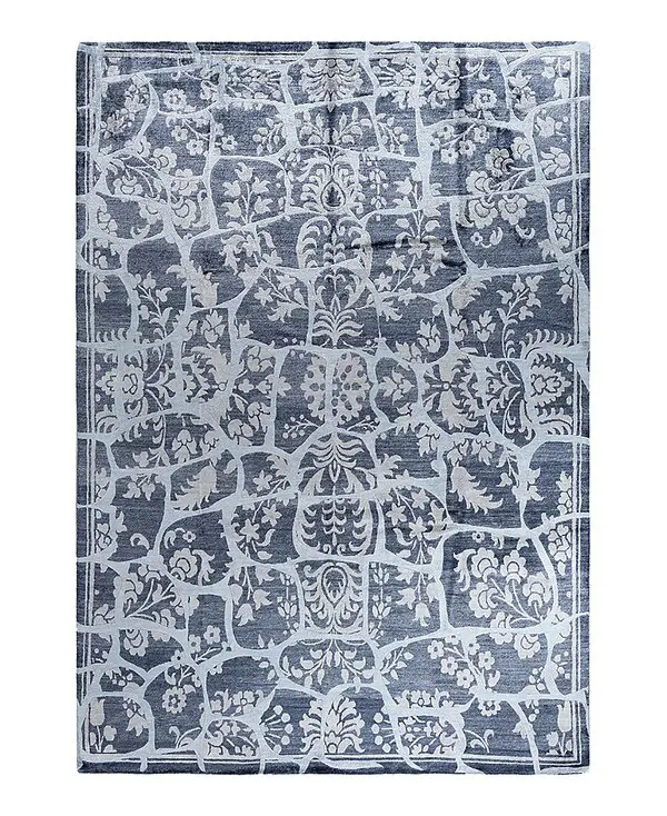 Bloomingdale'S Indo Modern M7583 Area Rug, 9' X 12'3 - White