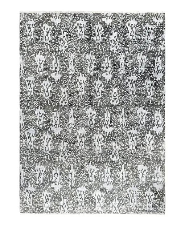 Bloomingdale'S Indo Ikat M6297 Area Rug, 9'1 X 12'4 - Gray