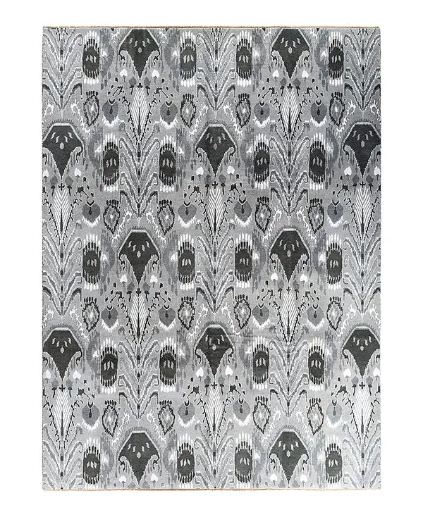 Bloomingdale'S Indo Ikat M7772 Area Rug, 9' X 12'4 - Gray