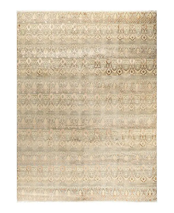 Bloomingdale'S Indo Ikat M6384 Area Rug, 9'1 X 12'3 - Gray