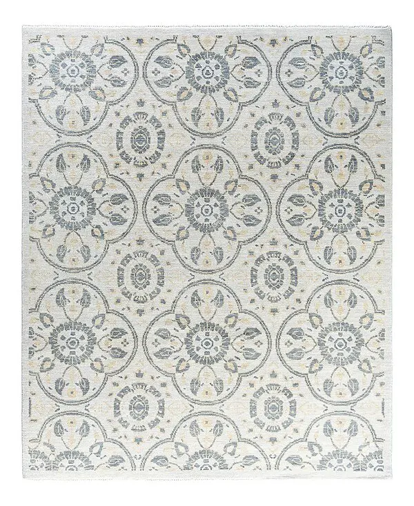 Bloomingdale'S Indo Modern M6501 Area Rug, 8'1 X 9'10 - Gray