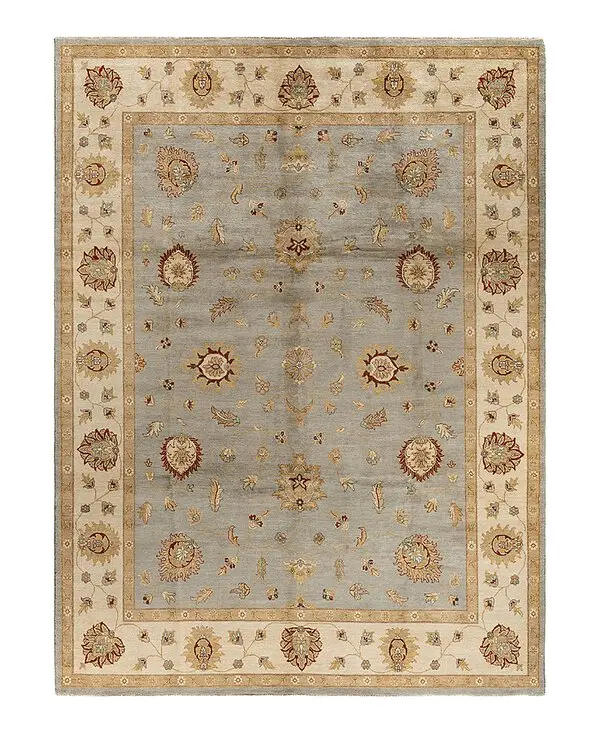 Bloomingdale'S Indo Oushak M6163 Area Rug, 9' X 12 - Gray