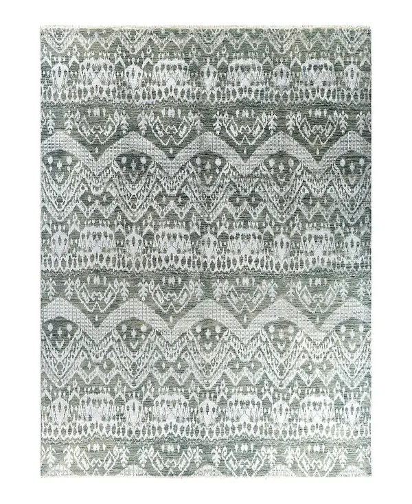 Bloomingdale'S Indo Ikat M6264 Area Rug, 9' X 12'1 - Gray