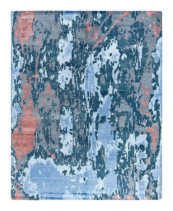 Bloomingdale'S Indo Modern M7124 Area Rug, 8'1 X 10'2 - Gray