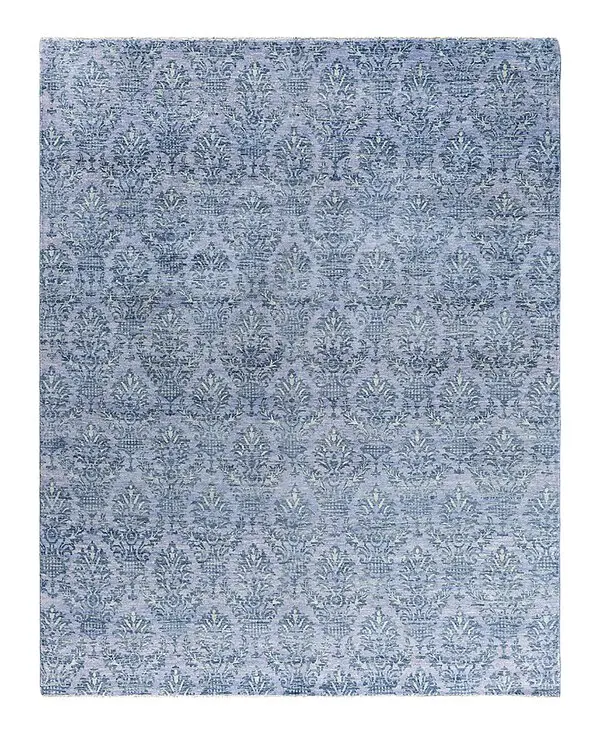 Bloomingdale'S Indo Ikat M6458 Area Rug, 8'1 X 10'1 - Gray