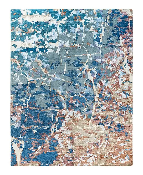 Bloomingdale'S Indo Modern M7381 Area Rug, 8'1 X 10'3 - Gray