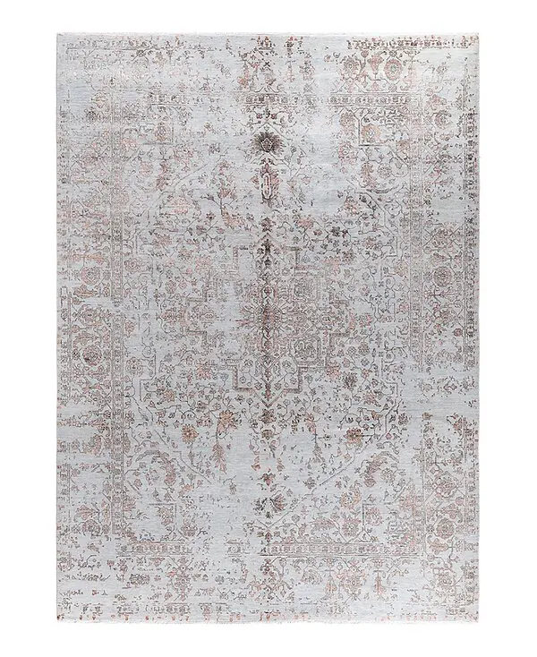 Bloomingdale'S Indo Ikat M8303 Area Rug, 9'1 X 12'4 - Gray