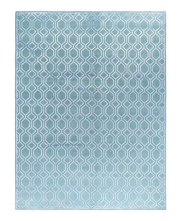 Bloomingdale'S Indo Modern M7612 Area Rug, 9'3 X 12'1 - Blue