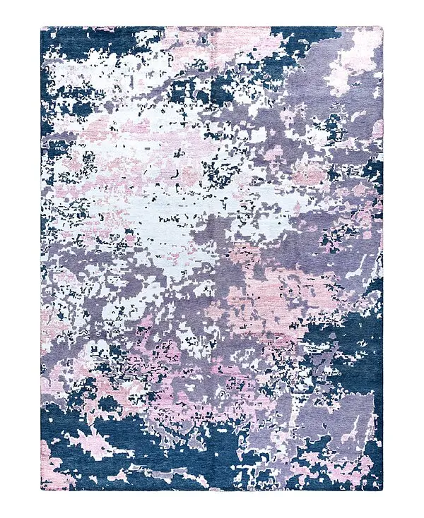 Bloomingdale'S Indo Modern M7399 Area Rug, 8'10 X 12 - Gray