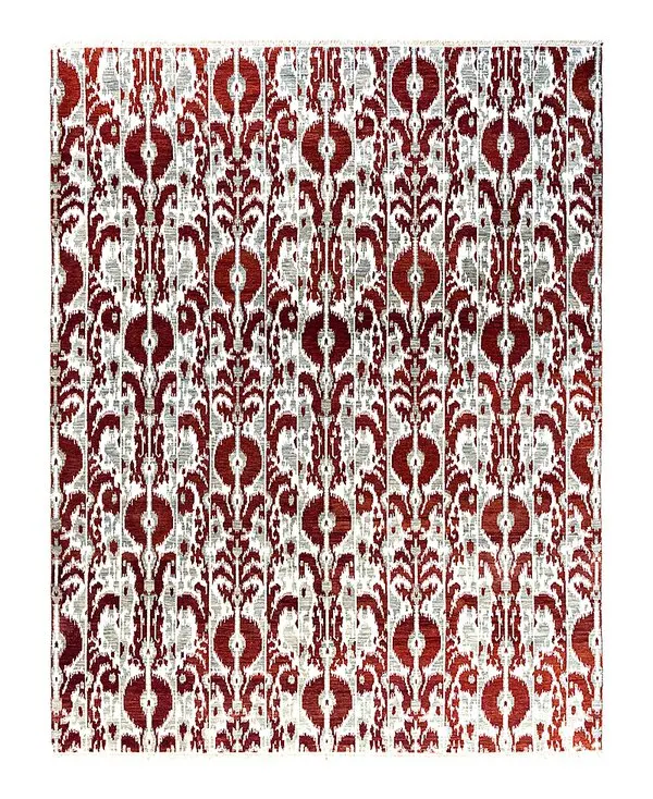 Bloomingdale'S Indo Ikat M5963 Area Rug, 8'1 X 10'4 - Rust