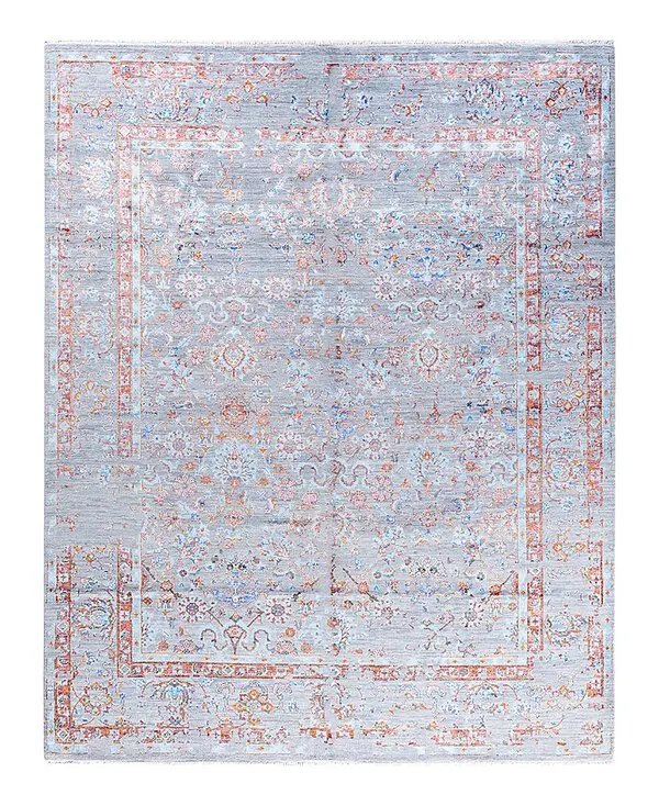 Bloomingdale'S Indo Ikat M7818 Area Rug, 8'2 X 10 - Gray