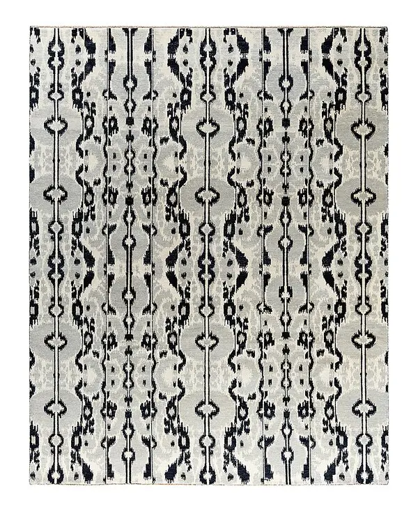 Bloomingdale'S Indo Ikat M5996 Area Rug, 8'1 X 10'2 - Black