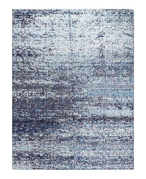 Bloomingdale'S Indo Modern M8243 Area Rug, 9'1 X 11'10 - Gray