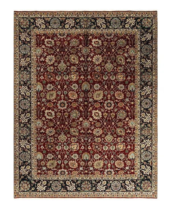 Bloomingdale'S Indo Floral M8017 Area Rug, 9'1 X 11'9 - Red