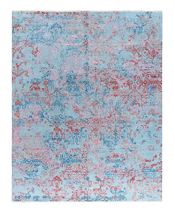 Bloomingdale'S Indo Ikat M7881 Area Rug, 8'2 X 10'2 - Rust