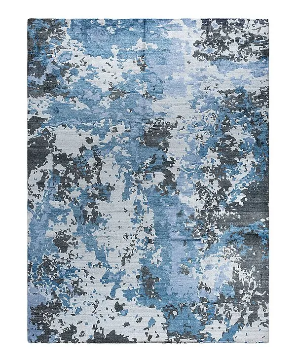 Bloomingdale'S Indo Modern M7134 Area Rug, 9'1 X 12'1 - Gray