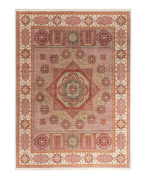 Bloomingdale'S Indo Ikat M6547 Area Rug, 9'1 X 12'2 - White