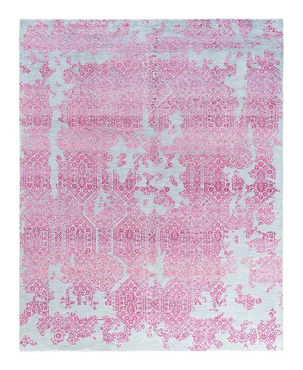 Bloomingdale'S Indo Ikat M7161 Area Rug, 7'10 X 9'10 - Gray