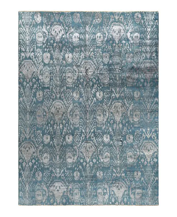 Bloomingdale'S Indo Ikat M6328 Area Rug, 8'10 X 12'3 - Gray