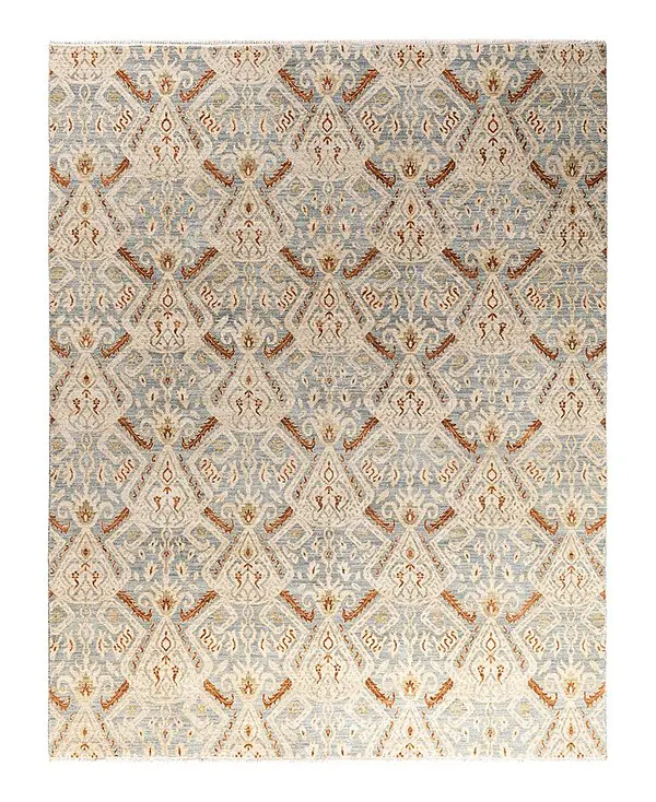 Bloomingdale'S Indo Ikat M6349 Area Rug, 8' X 10'1 - Gray