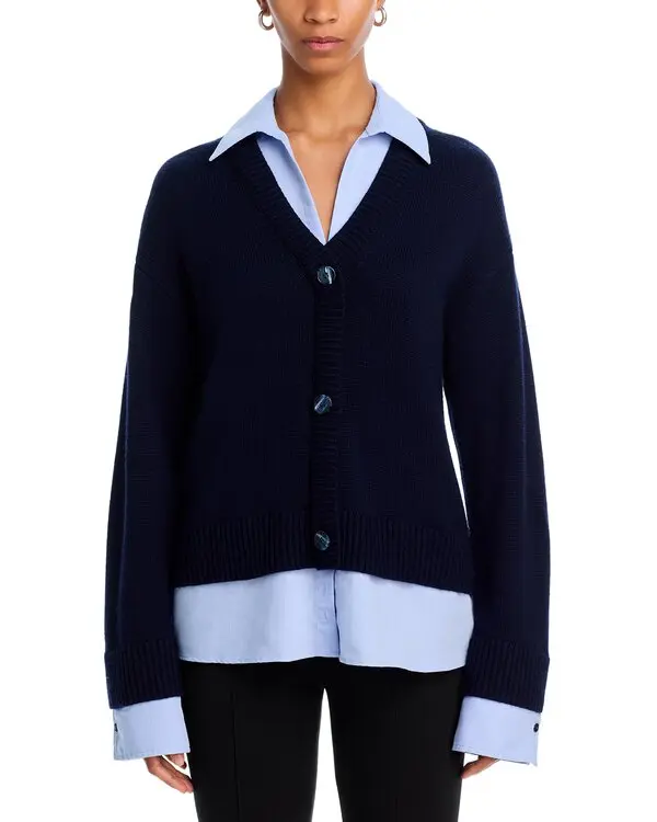 Cinq À Sept Megan Layered Look Cardigan