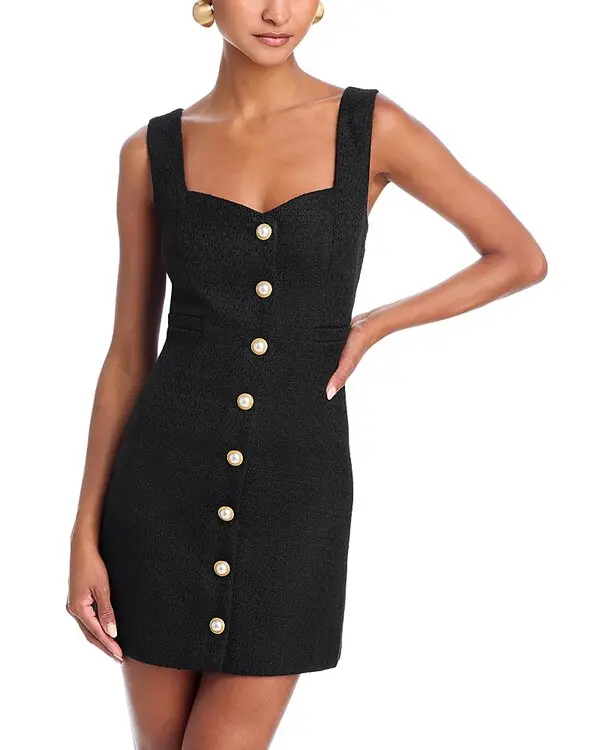 French Connection Sweetheart Neck Mini Dress