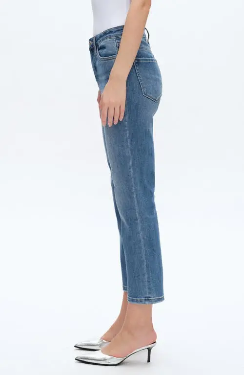BAYEAS High-waist Ankle Jeans - Medium Blue