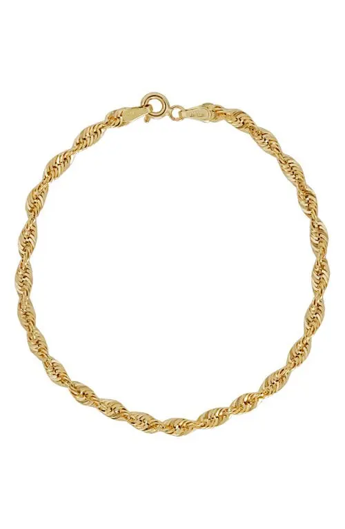 Bony Levy 14k Gold Rope Chain Bracelet - 14k Yellow Gold