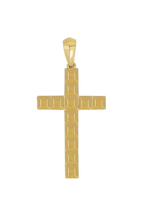 Bony Levy 14k Gold Cross Enhancer - 14k Yellow Gold