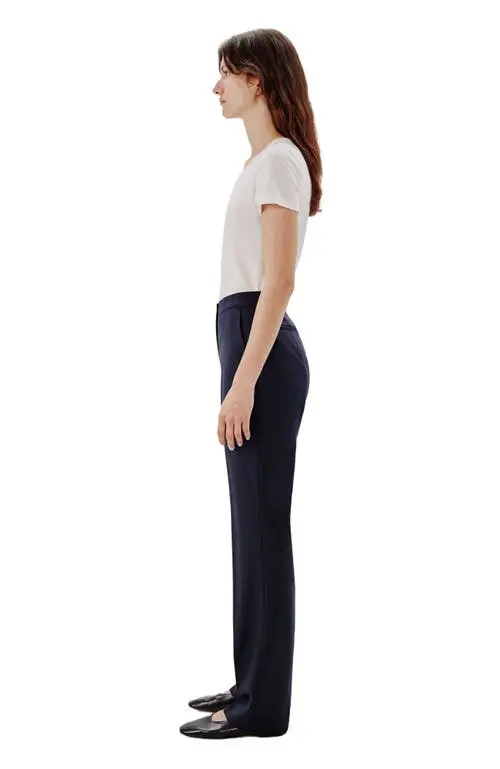 Another Tomorrow Classic Trouser - Navy