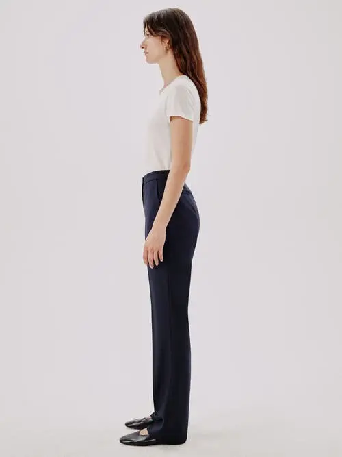 Another Tomorrow Classic Trouser - Navy
