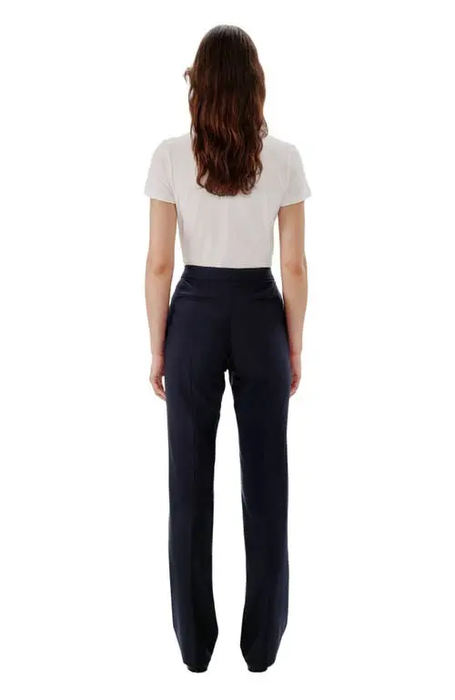 Another Tomorrow Classic Trouser - Navy