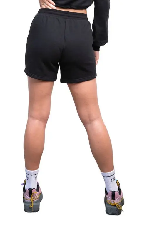 REBODY Biker Sweatshorts - Metropolis Black/slate