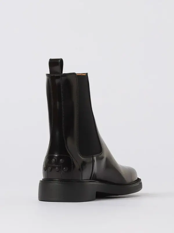 TOD'S Brushed Leather Chelsea Boots