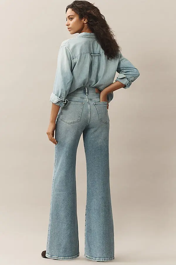 7 For All Mankind Jo Ultra High-rise Wide-leg Jeans