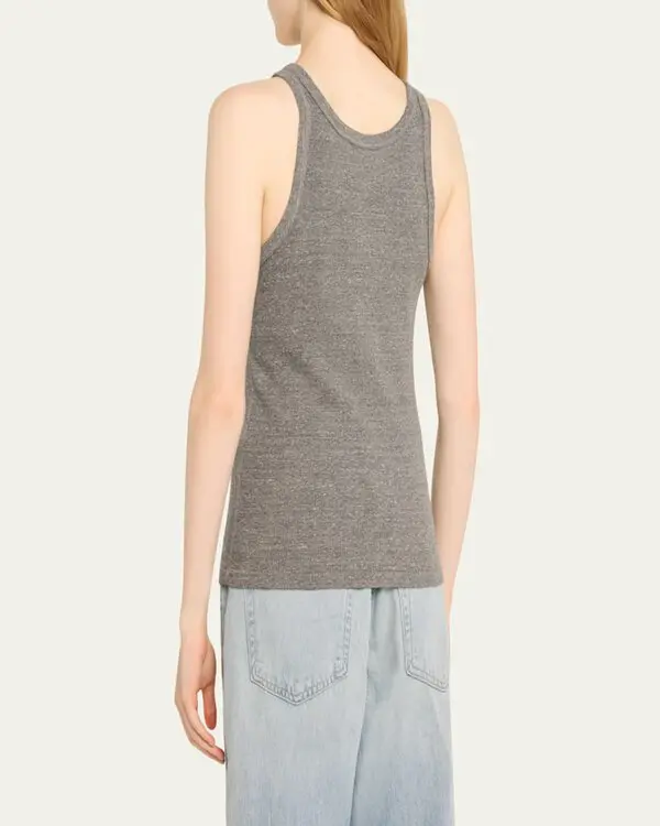 AMO Long Tank Top - Heather Grey