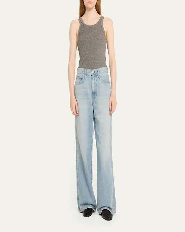 AMO Long Tank Top - Heather Grey