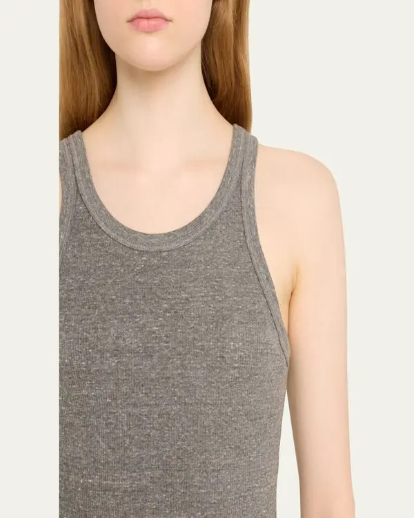 AMO Long Tank Top - Heather Grey