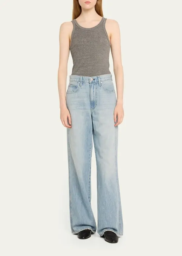AMO Long Tank Top - Heather Grey
