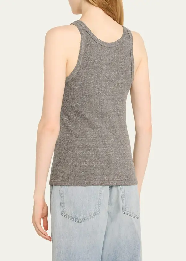 AMO Long Tank Top - Heather Grey