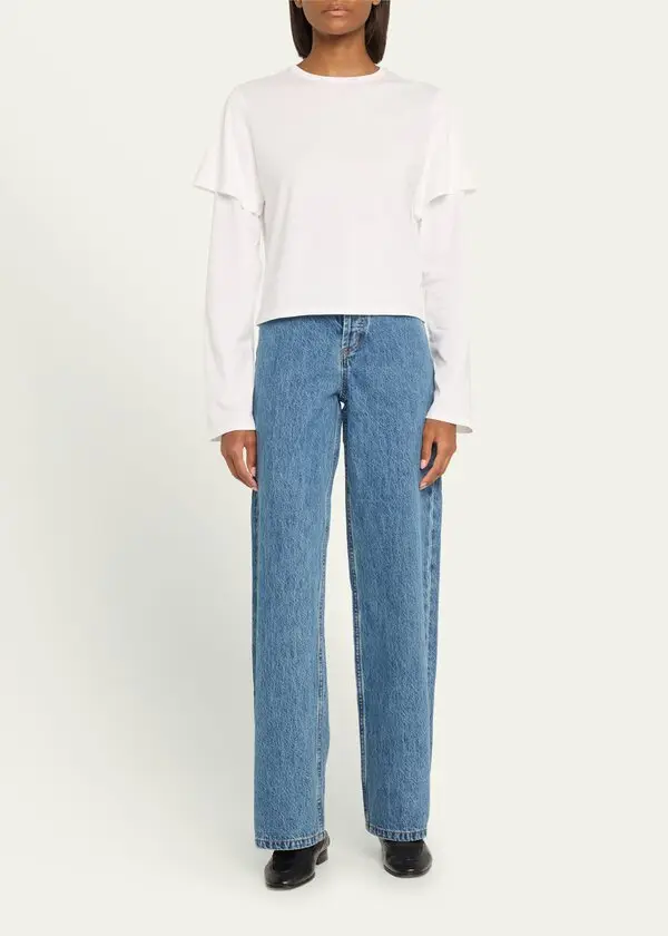 Still Here Layered Cotton Tee