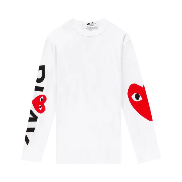Play Comme Des Garcon Logo Long-sleeve T-shirt