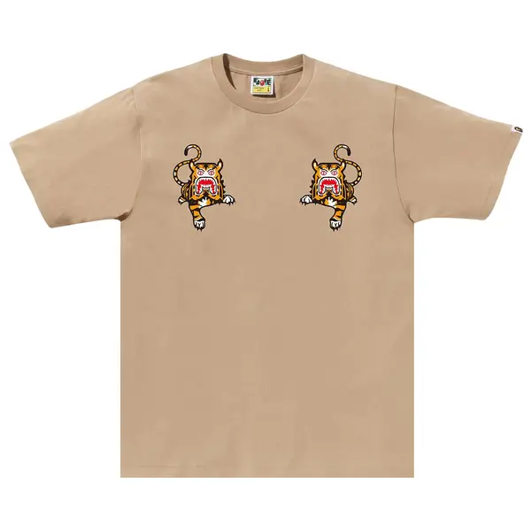 A BATHING APE Tiger Tee 'beige - Tan