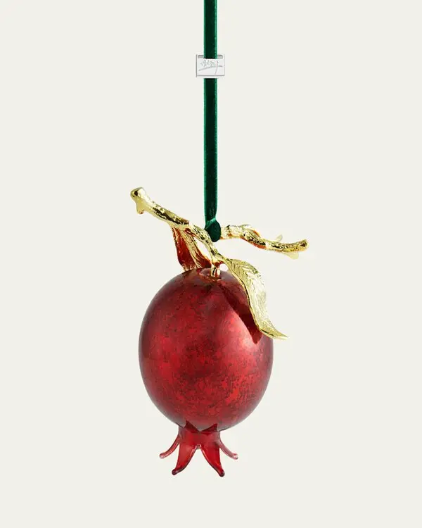 Michael Aram Pomegranate Glass Christmas Ornat