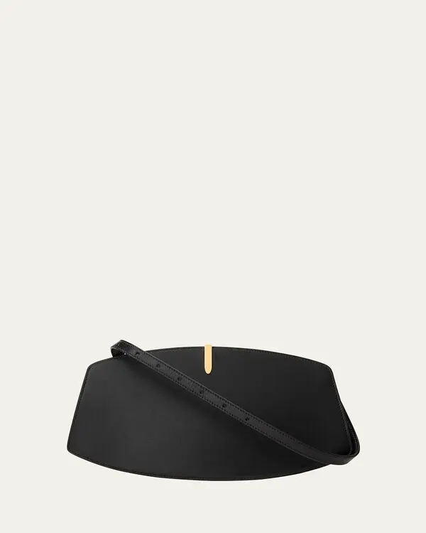 Savette The Florence Leather Shoulder Bag - Black