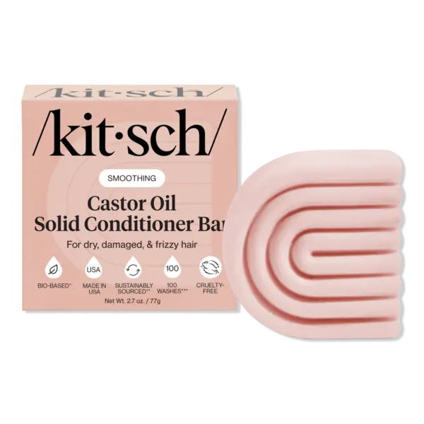 KITSCH Castor Oil Nourishing Solid Conditioner Bar Sugared Amber & Shea - One-color