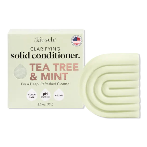 KITSCH Tea Tree & Mint Clarifying Solid Conditioner Bar - One-color