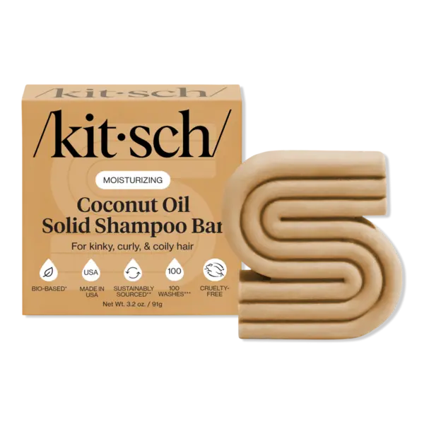 KITSCH Coconut Oil Deep-moisturizing Solid Shampoo Bar Salted Amber & Driftwood - One-color