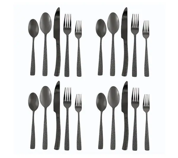 Gibson Elite Stonehenge 20 Piece Flatware Set